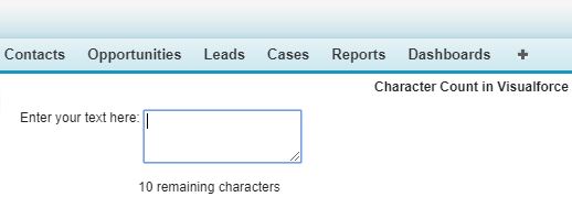 Limit Character Count For Apex InputTextarea In Visualforce Using AngularJS